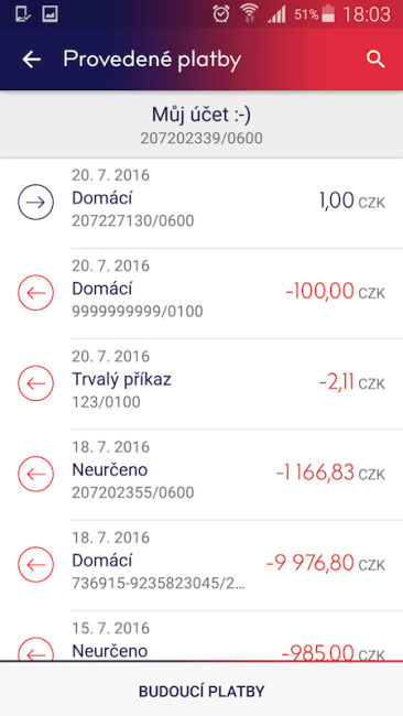 MONETA Money Bank představila novou verzi mobilní aplikace pro Android ...