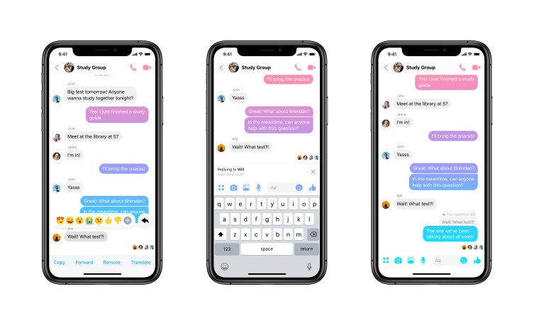 Konec T t c ch Se Konverzac Messenger P in Reakce Na Konkr tn 