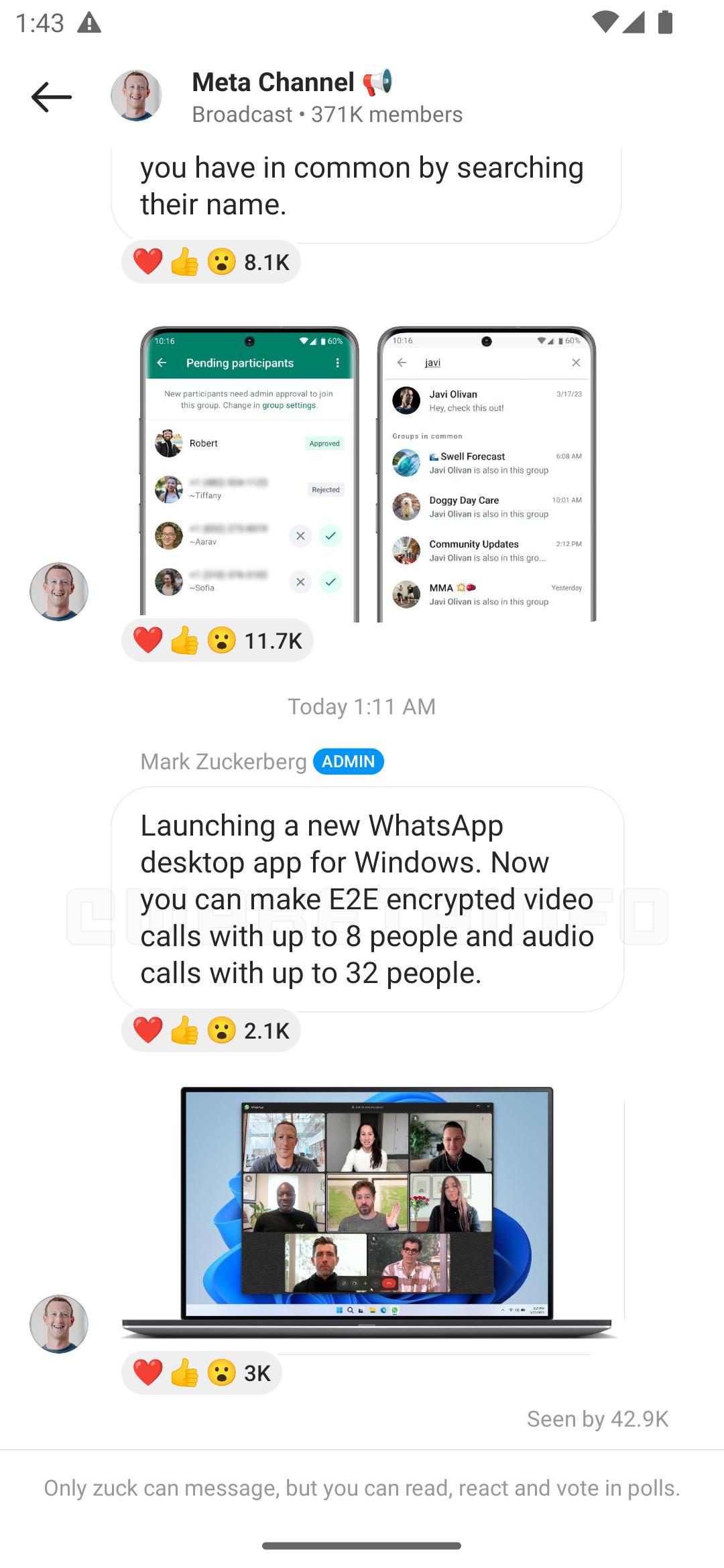 WhatsApp pro Windows dostal vylepšení. Je rychlejší a zkvalitnil hovory ...