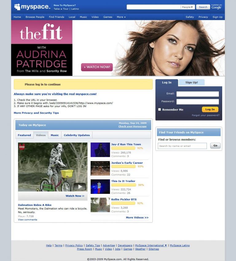 Retro okénko: MySpace stanovil standard pro sociální sítě, jak je známe ...