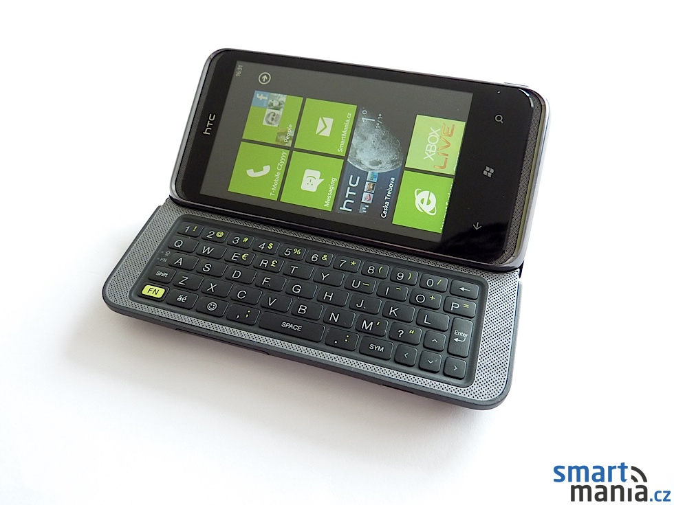 Velká recenze HTC 7 Pro: Šikula s Windows Phone 7 a QWERTY klávesnicí ...