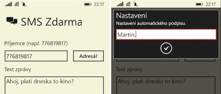 SMS Zdarma: Nová česká WP aplikace pro posílání zpráv přes internet ...